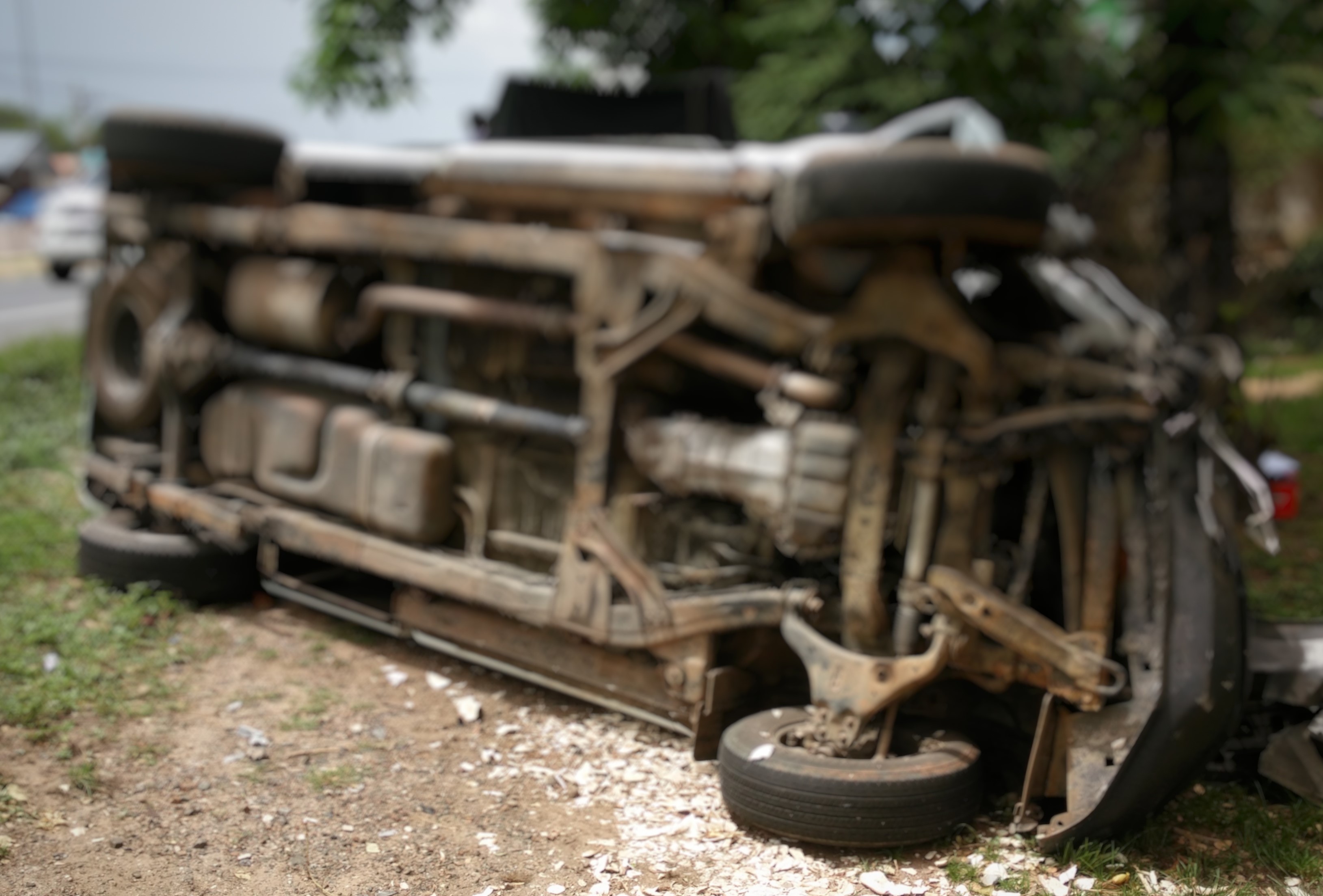Overturned Vehicle at Sr-78, San Diego
